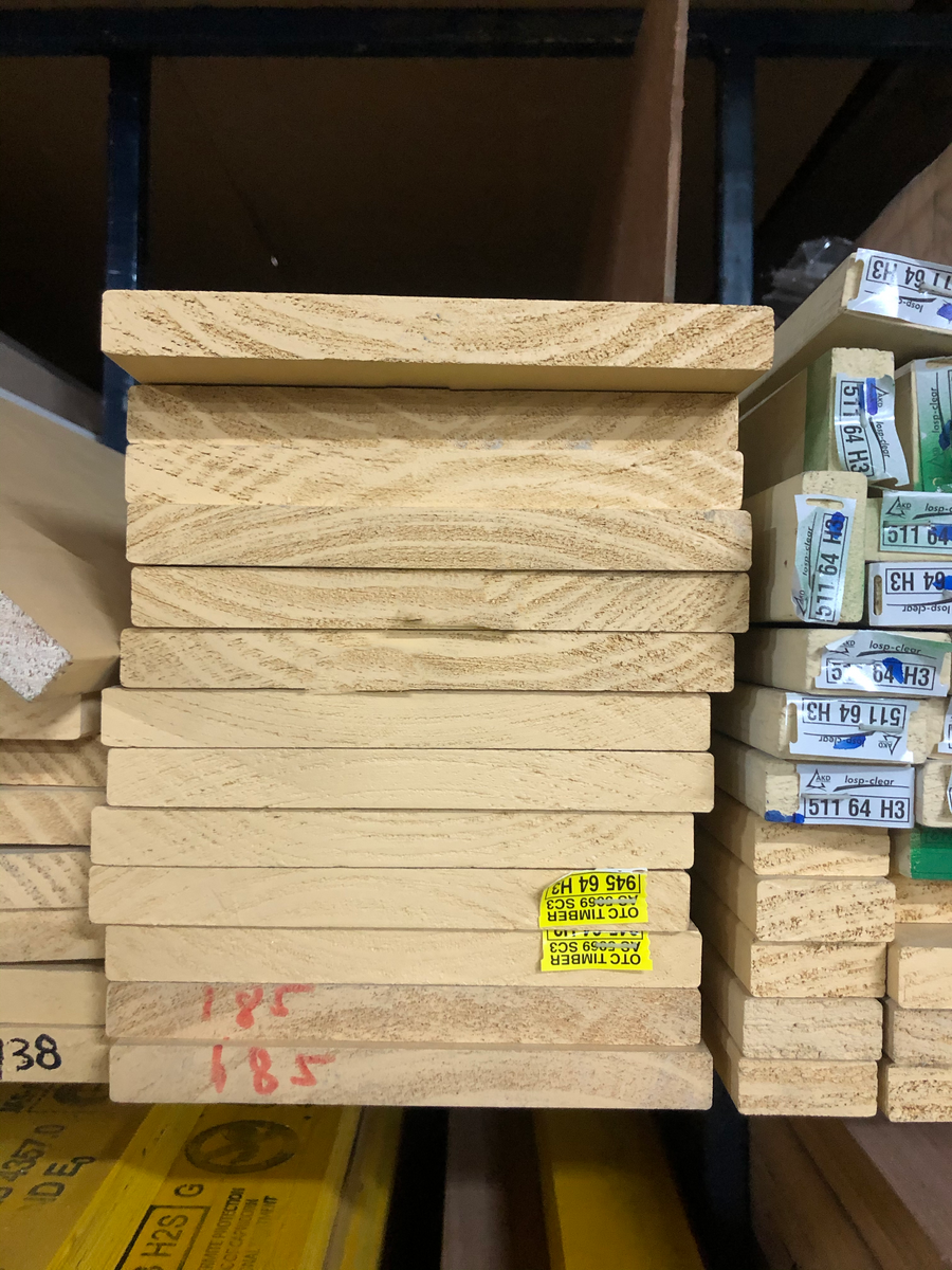 Primed Treated Pine 185mm x 18mm