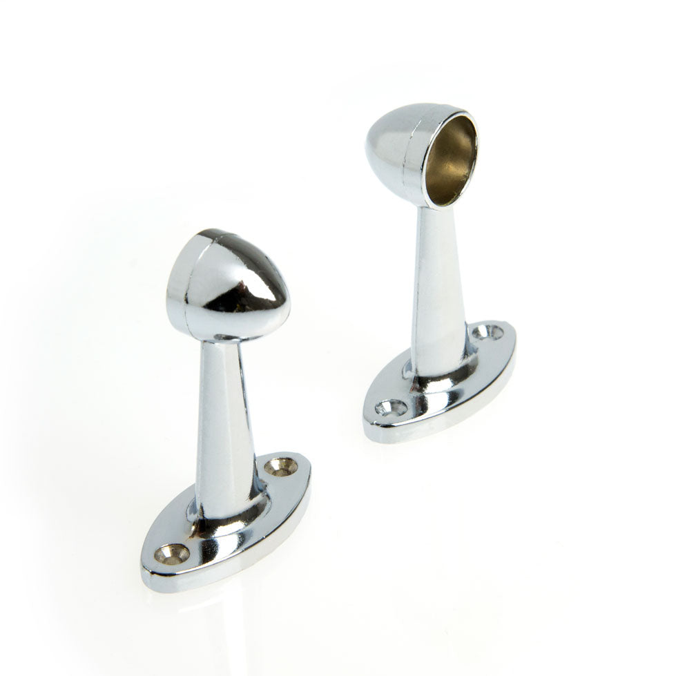 Pillar End 19mm Chrome