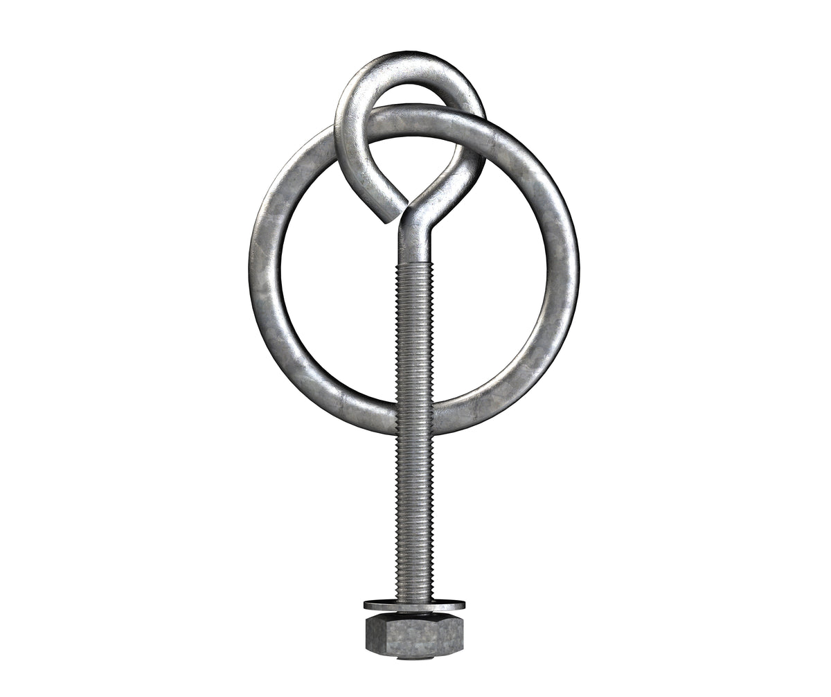 Ring Bolt 10mm x 100mm Galv