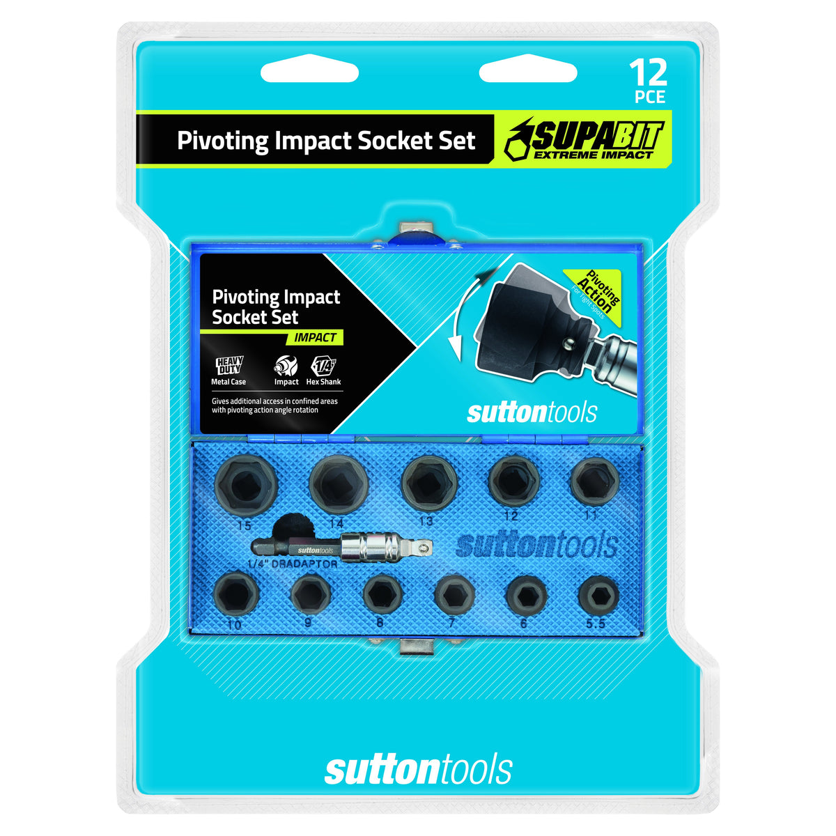 Pivoting Impact Socket Set