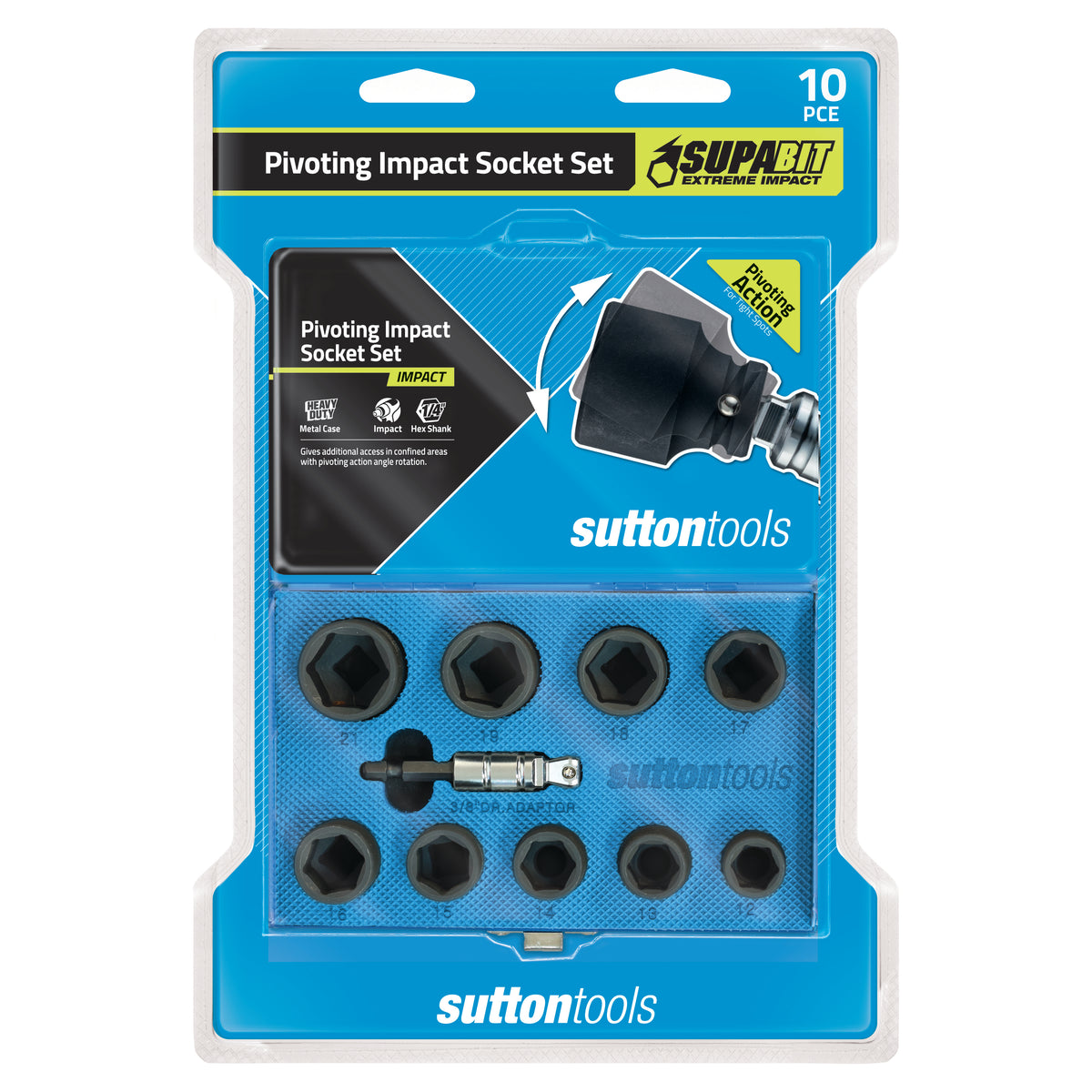 Pivoting Impact Socket Set