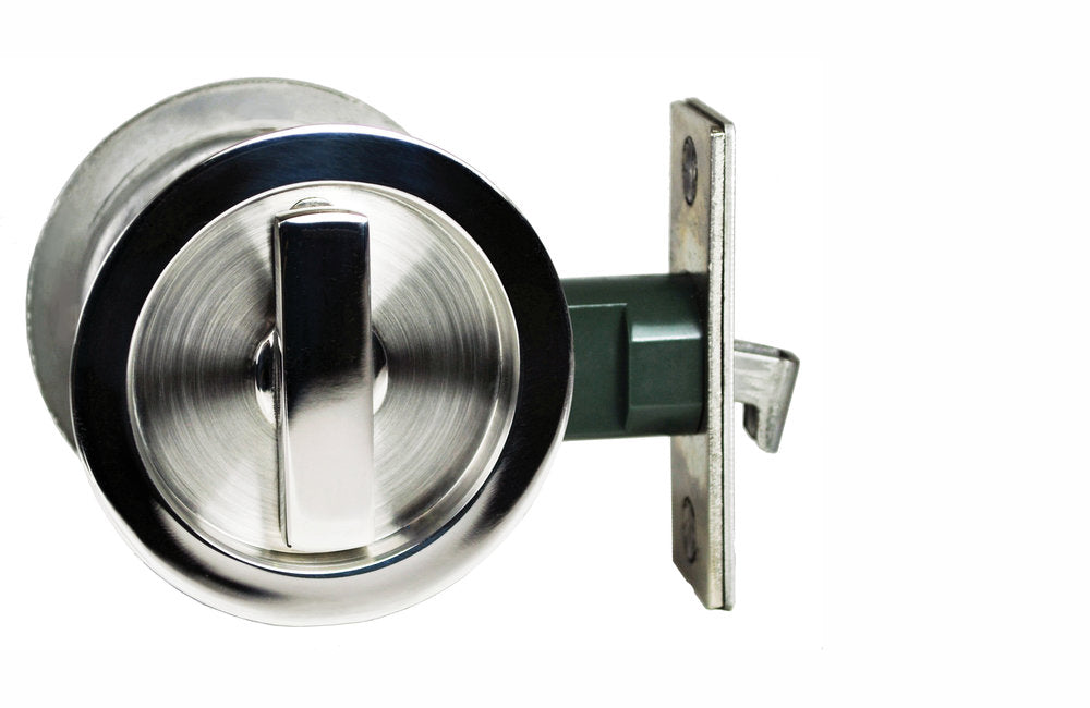 Sliding Cavity Door Privacy Set Round