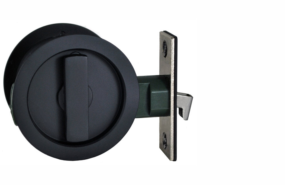 Sliding Cavity Door Privacy Set Round