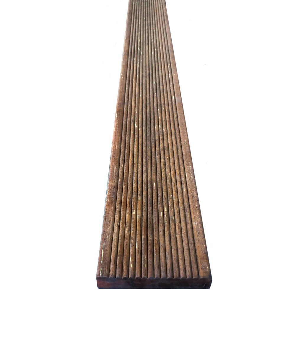 Merbau Decking Reeded (Random Lengths)